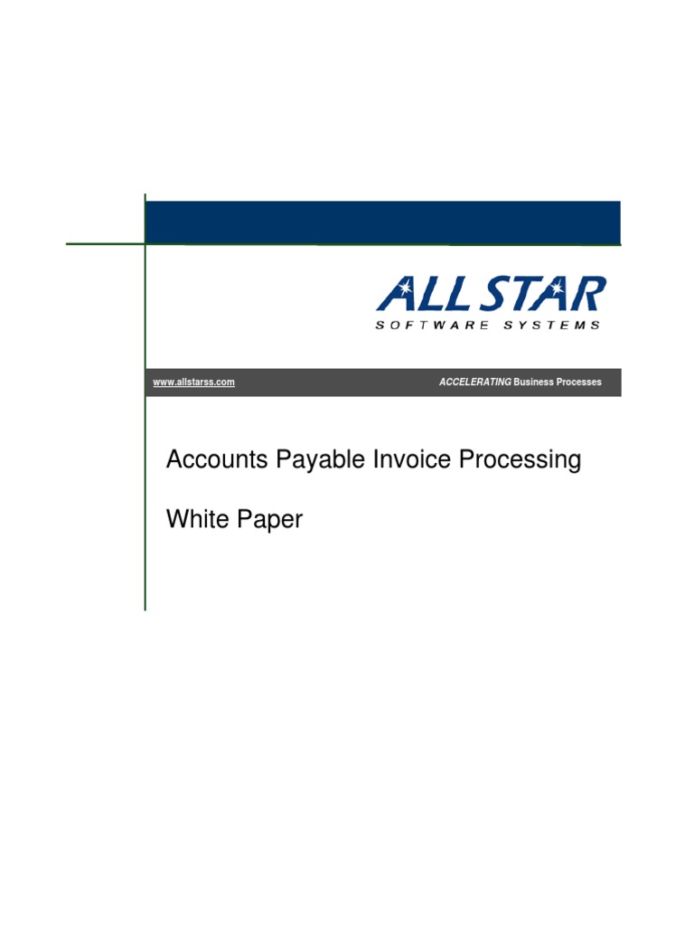 White Paper For Ap Invoice Processing | PDF