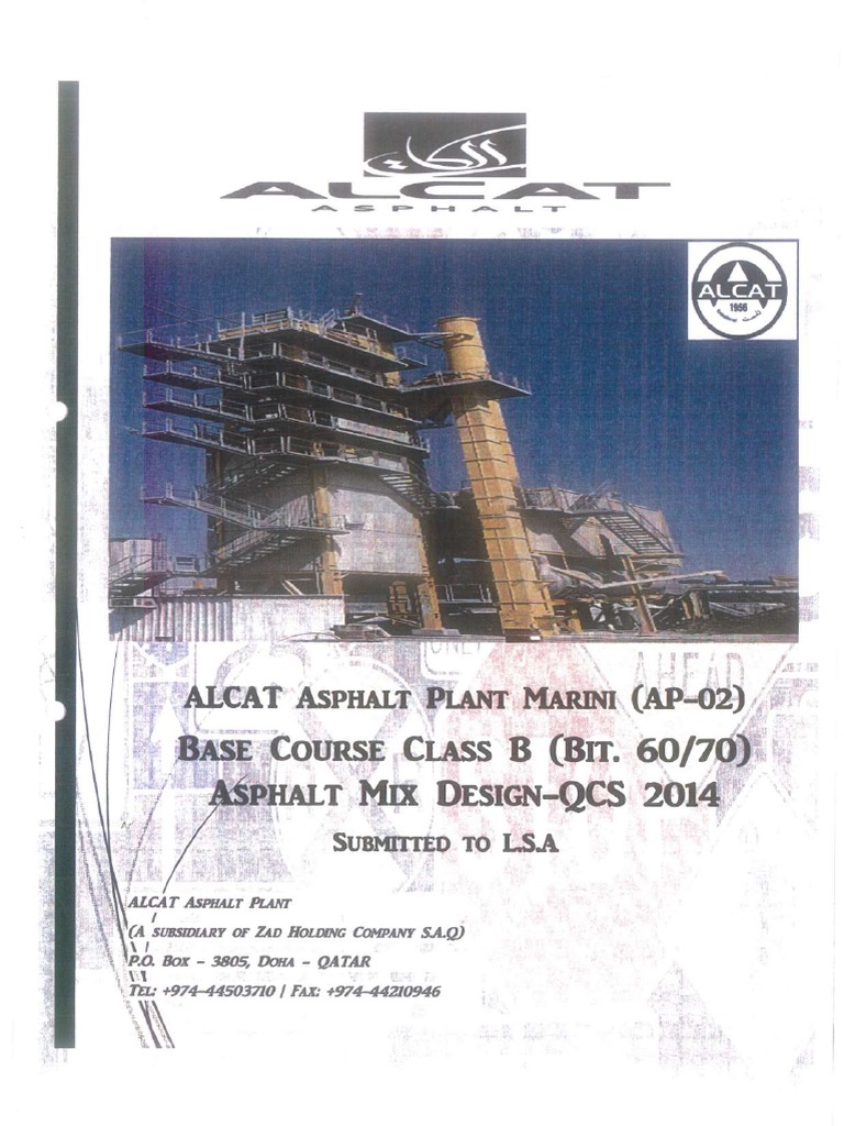 Base Course Class B 60-70 | PDF