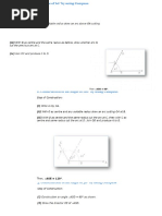 Construction of Angles Using Protractor and Compass (Examples) | PDF | Angle | Geometric Measurement
