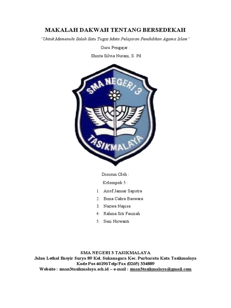 Dakwah Sedekah dalam Pendidikan Agama | PDF | Karier & Perkembangan ...