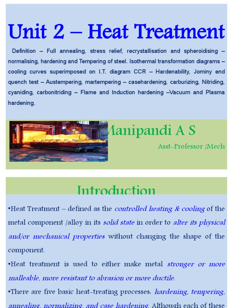 Unit 2 Heat Treatment | PDF