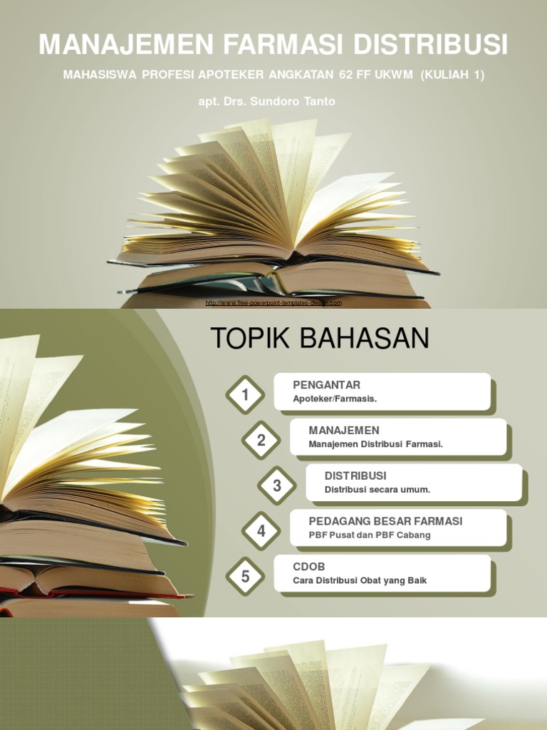 Manajemen Farmasi Distribusi (PBF) - Kuliah1 (Ruang B906) - 04jul2023 ...