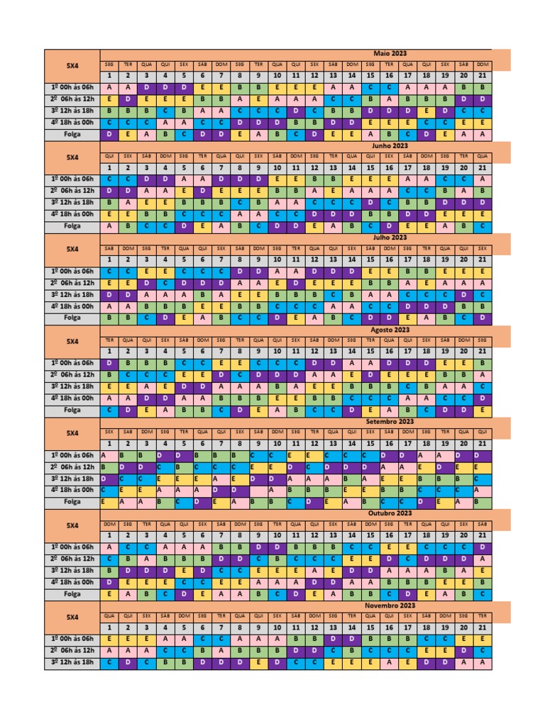 Tabela 5X4 - 2023 | PDF
