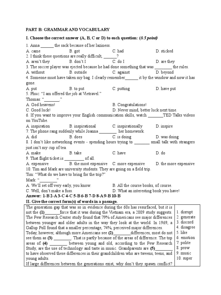 Chuyen 10 | PDF | Opinion Poll | Questionnaire
