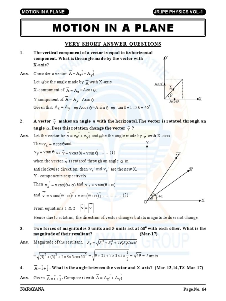 04-Motion in A Plane (64-91) | PDF | Euclidean Vector | Classical Mechanics