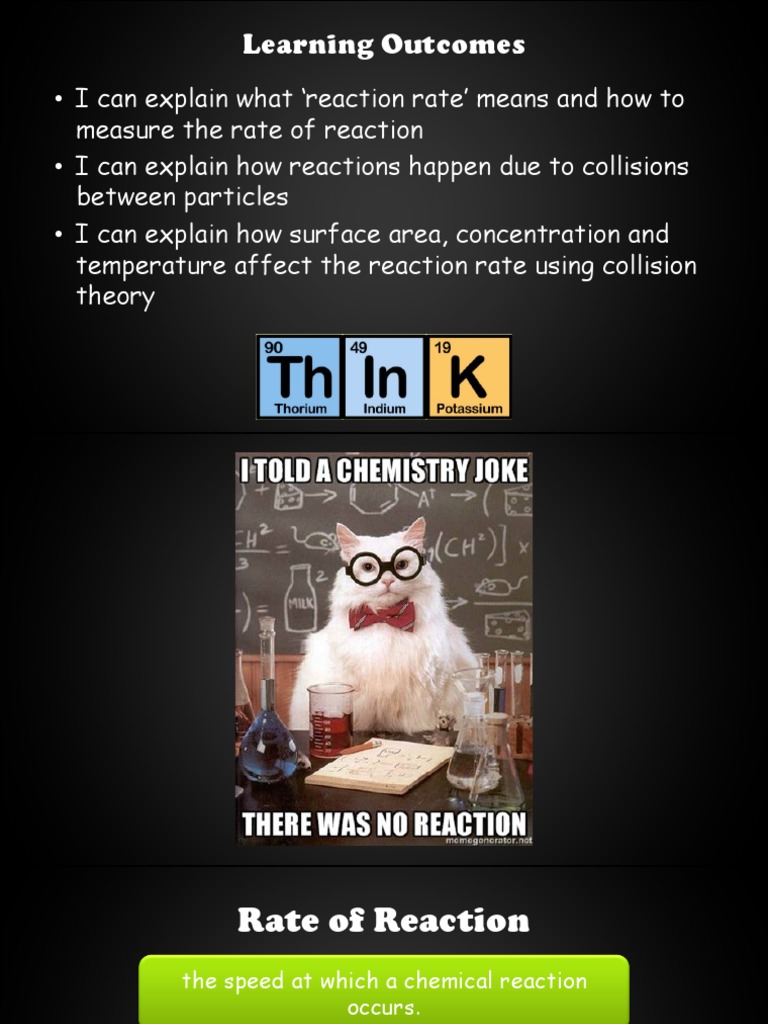 Rate of Reaction | PDF | Reaction Rate | Chemical Reactions