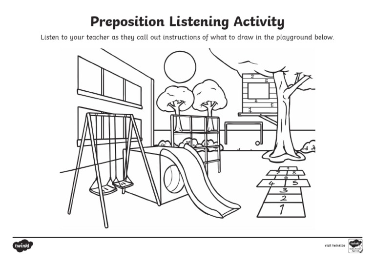 Preposition Listening Activity | PDF
