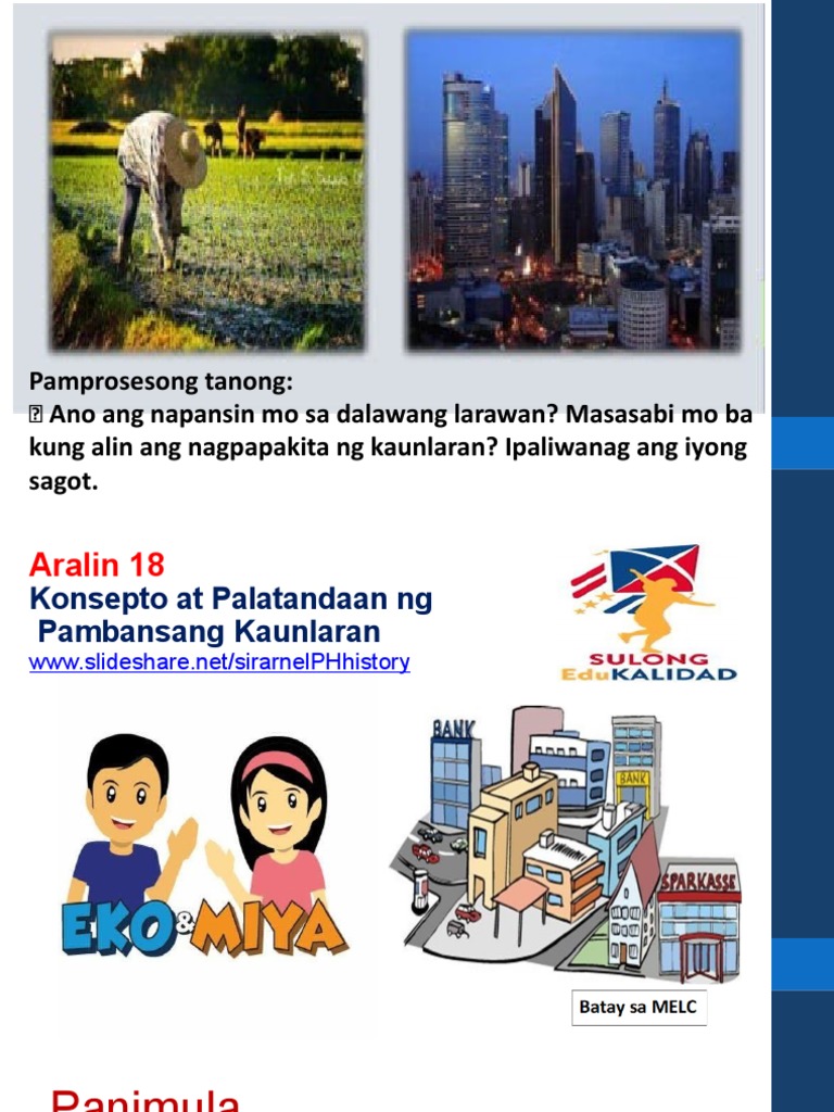 MELC_Aralin-18-Konsepto-at-Palatandaan-ng-Pambansang-Kaunlaran ...