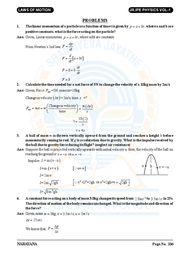 05 Laws of Motion Part 2 (106 131) | PDF