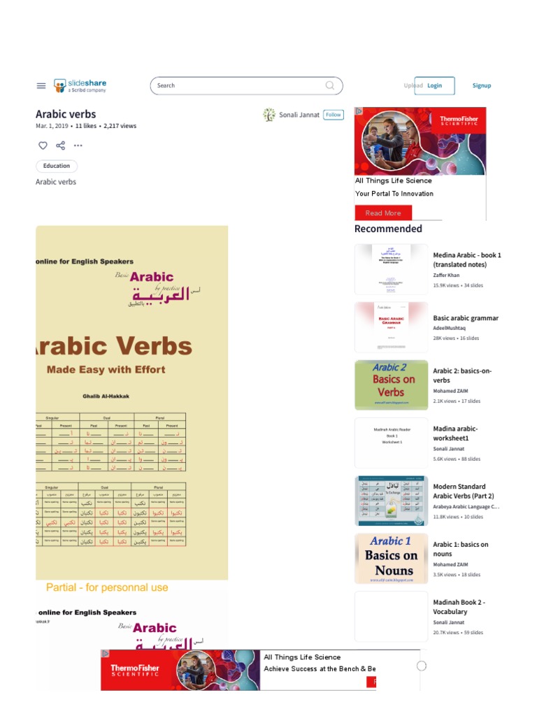 Arabic Verbs Made Easy Guide | PDF