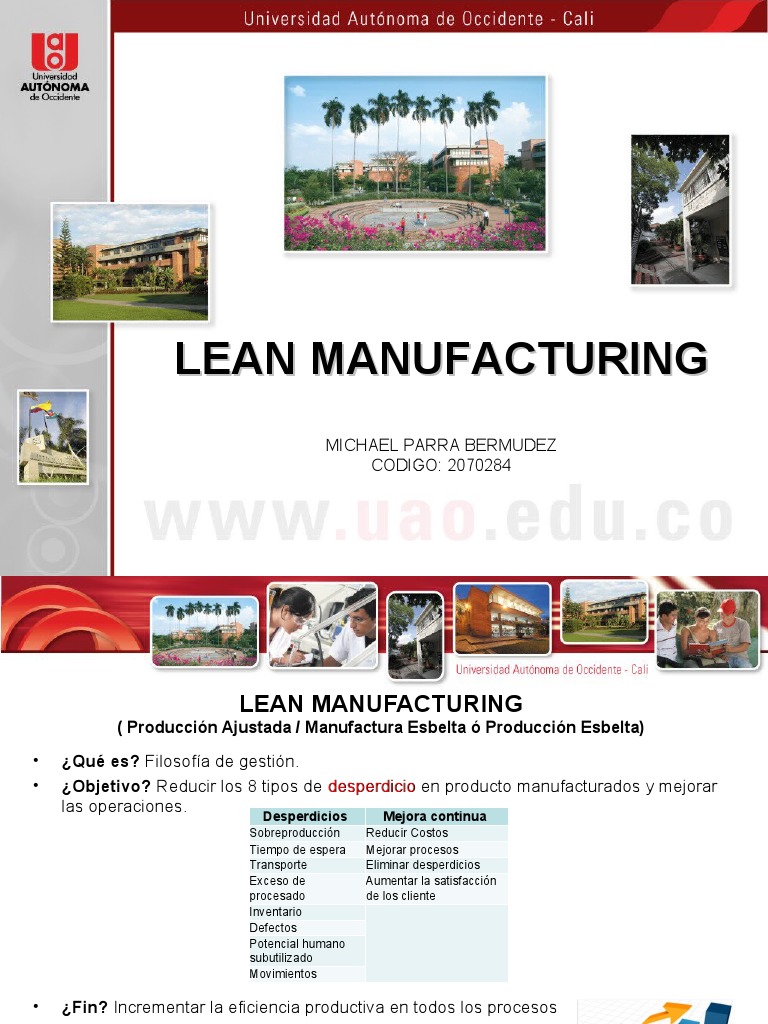 Exposicion Lean Manufacturing | PDF