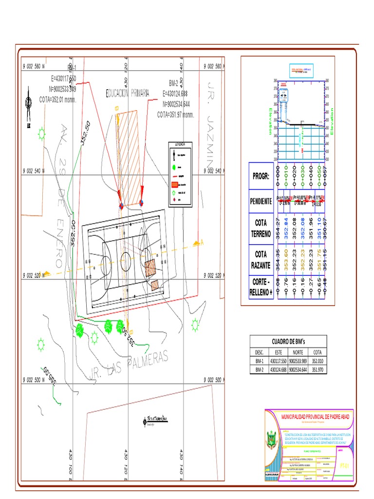 PLANO TOPOGRAFICO ALTO SHAMBILLO (1) - Layout1 | PDF