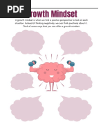 Growth Mindset Matter of Mindset Booklet | PDF | Mindset | Neuroscience