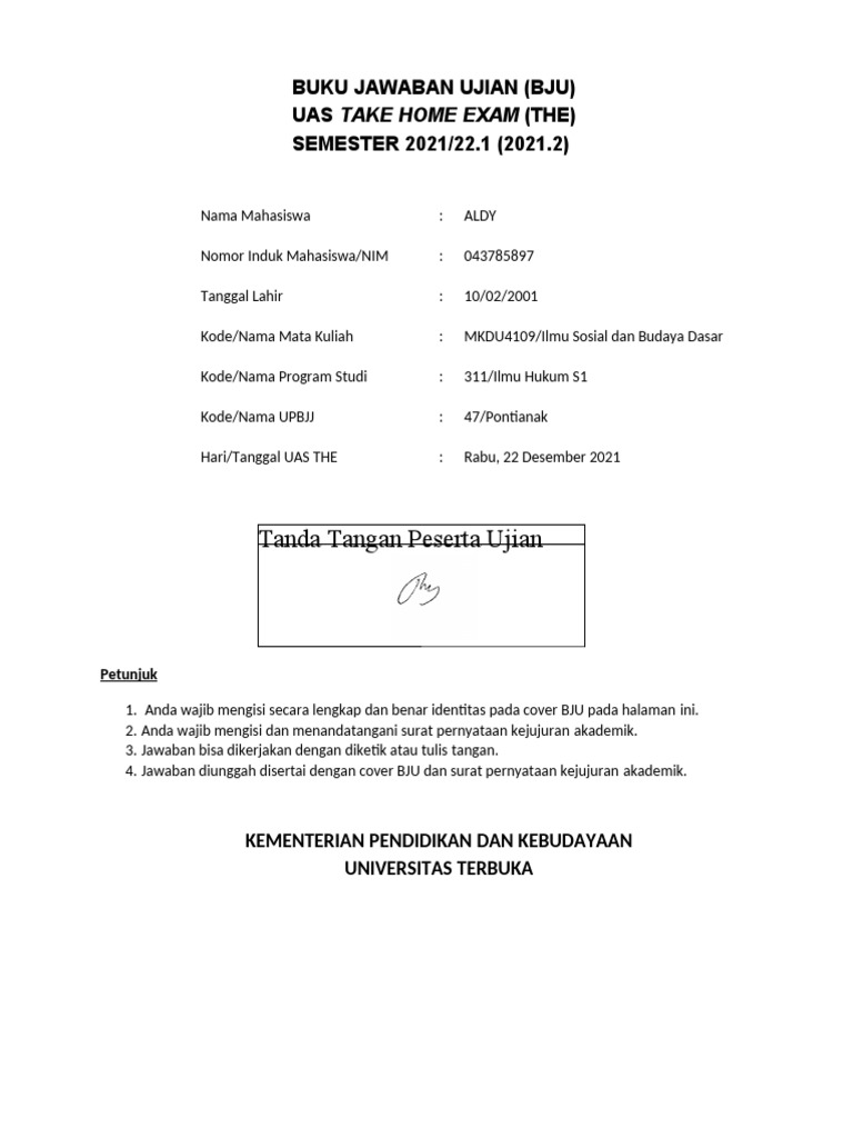 Buku Jawaban Ujian Isbd | PDF | Karier & Perkembangan