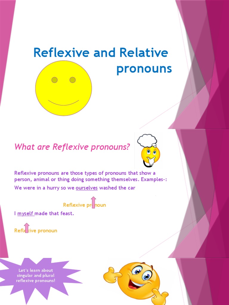 English Reflexive and Relative Pronouns | PDF