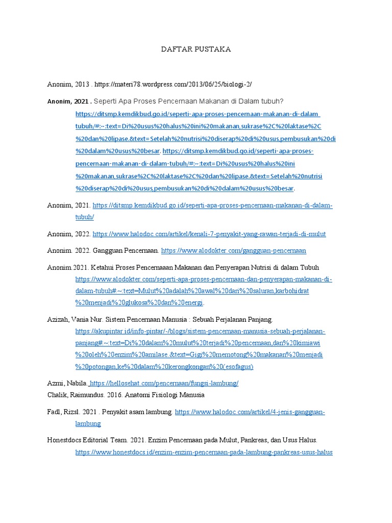 Dapus Makalah 1 | PDF