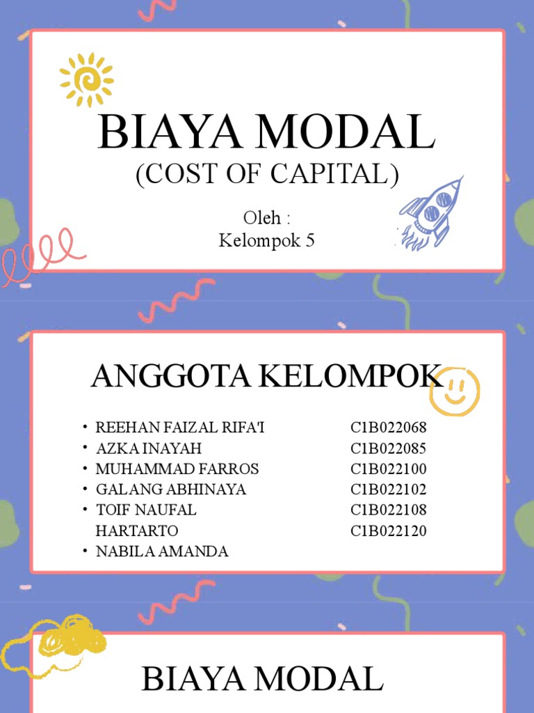 5 - Biaya Modal | PDF