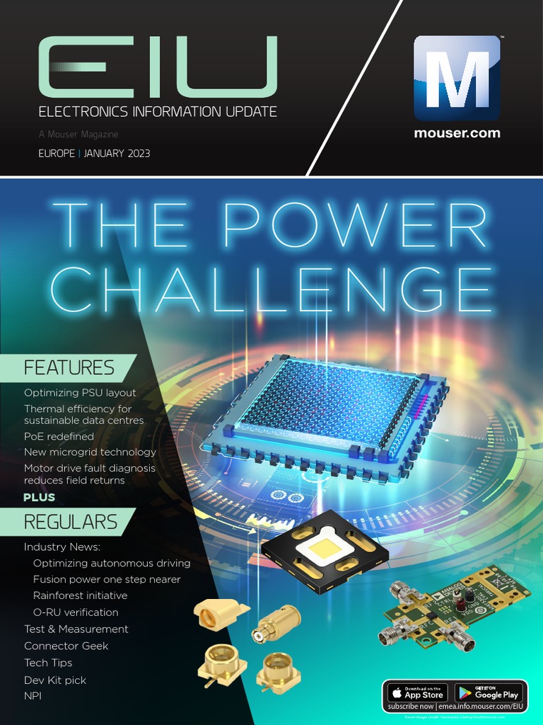 Mouser EIU January 2023 | PDF | Deep Learning | Fusion Power