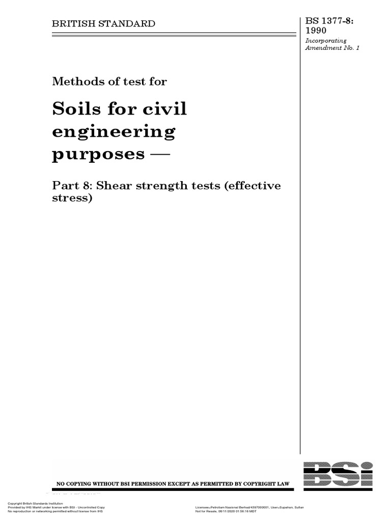 BS 1377-8 | PDF