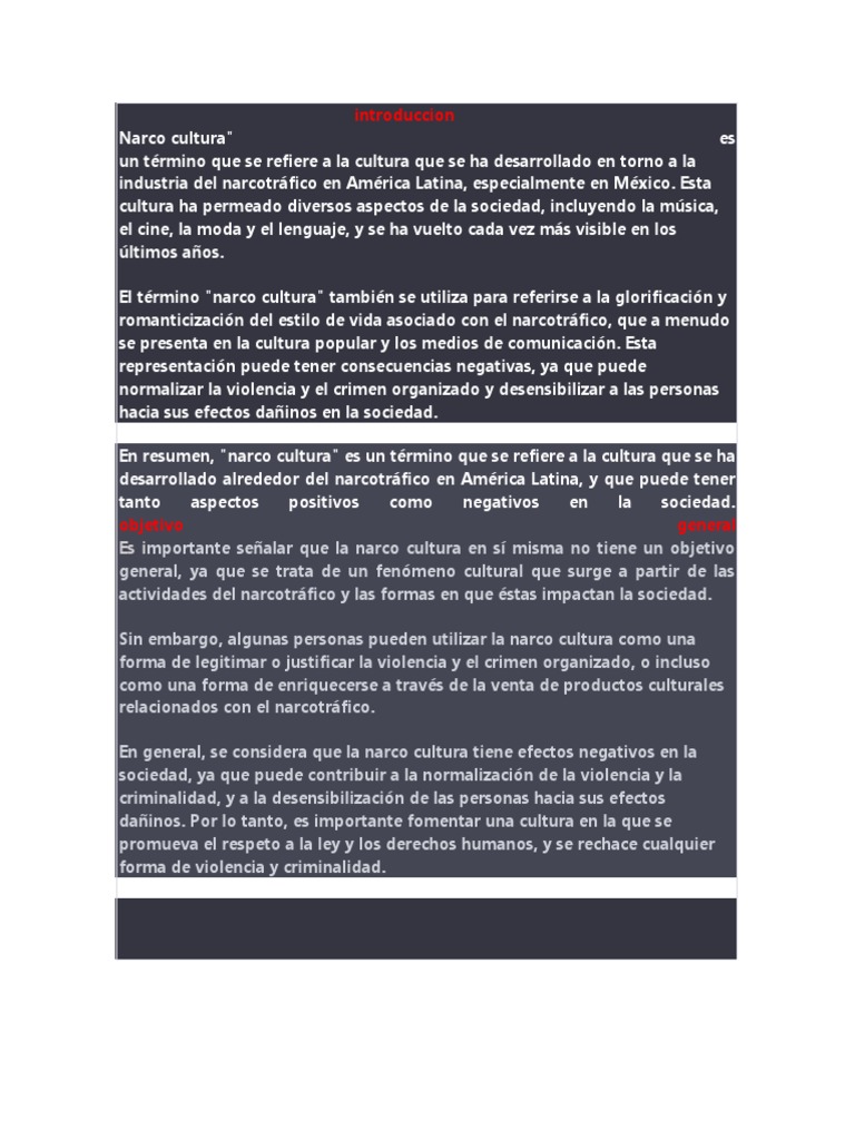 Introduccion y Objetivo General | PDF