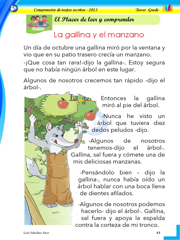 6- La gallina y el manzano | PDF