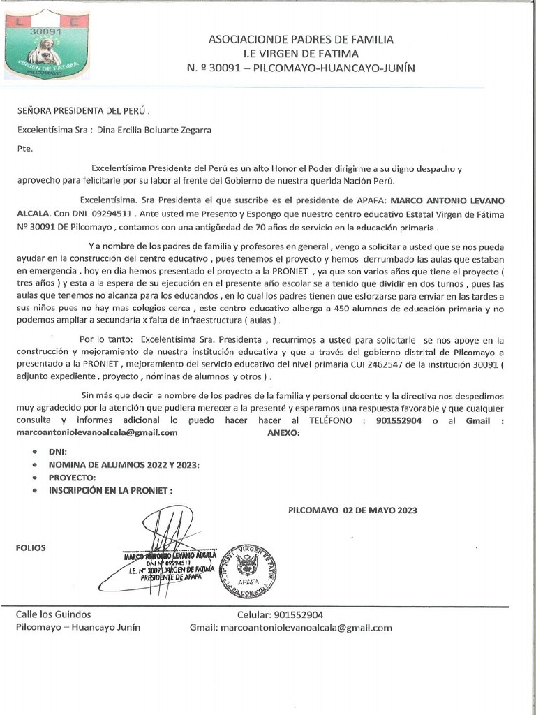 Escaneo Fatima | PDF