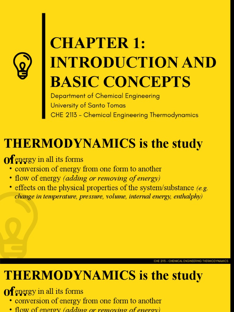 Introduction to Thermodynamics Concepts | PDF | Heat | Enthalpy
