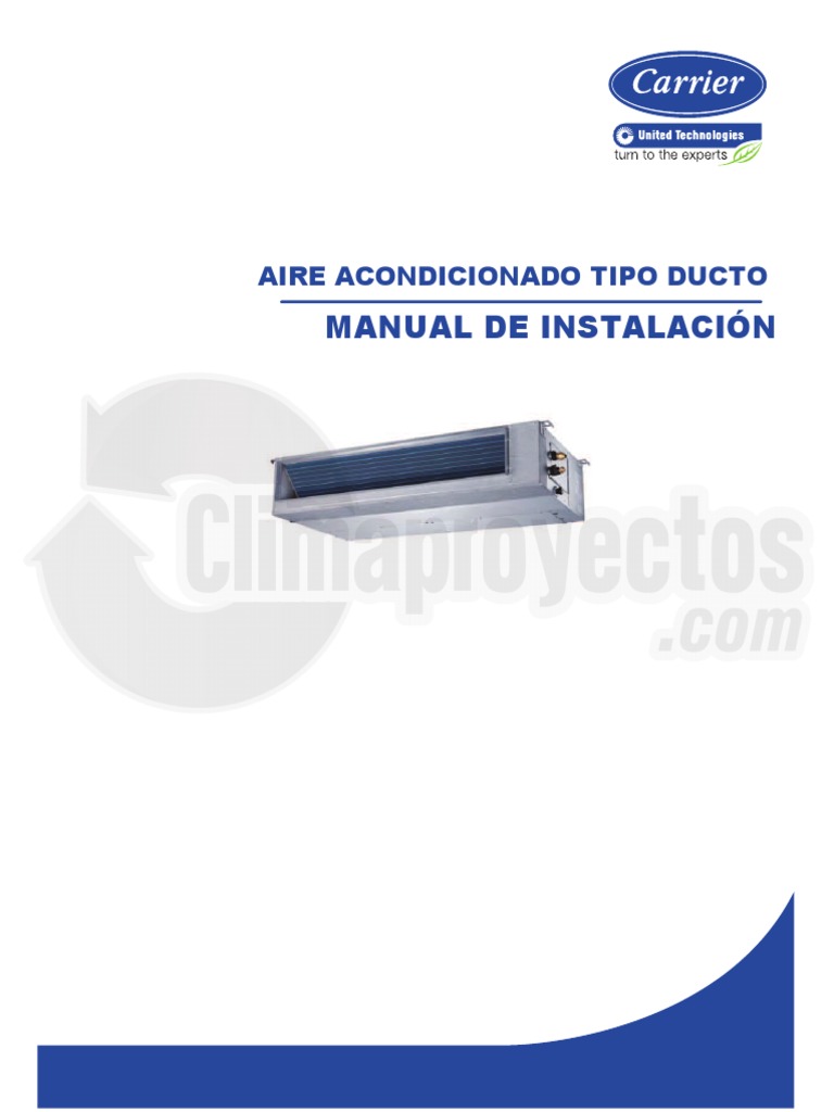 Fan Coil Installation Manual Spanish Version 2 CP Compressed | PDF