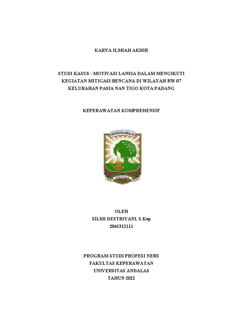 Karya Ilmiah Akhir Silmi | PDF