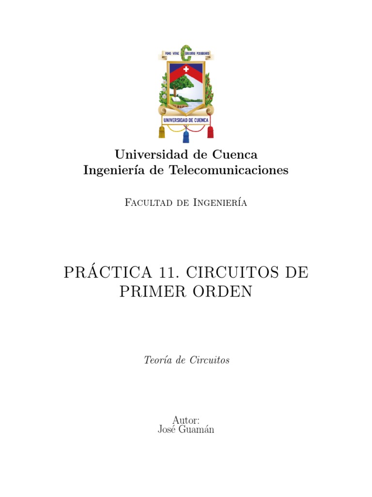 Circuitos de Primer Orden | PDF