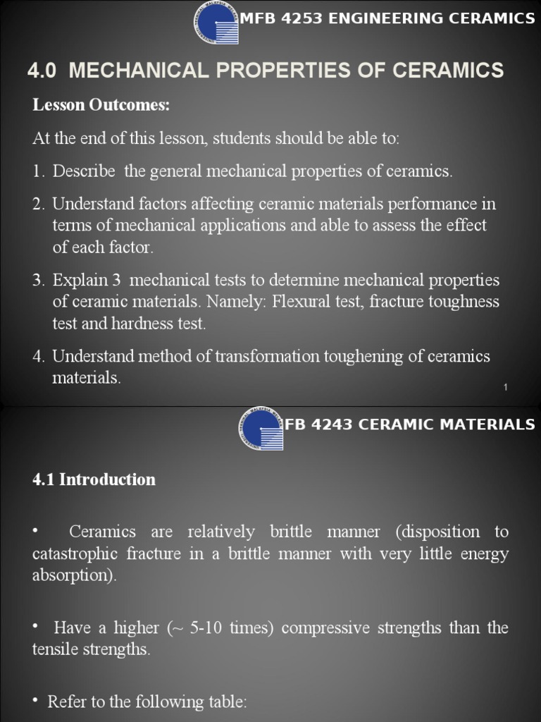 Lecture 4 | PDF | Strength Of Materials | Fracture