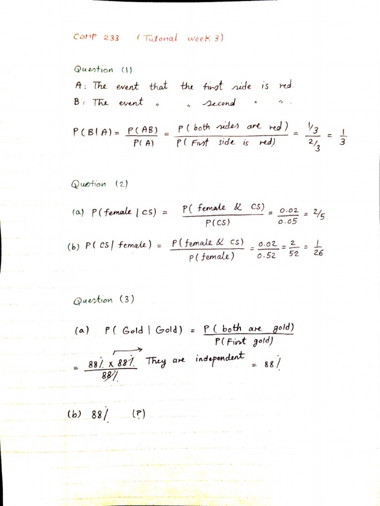 COMP233 Carlos-Luis Santana Summer 2023 Tutorial 2 Solutions | PDF COMP233 Carlos-Luis Santana Summer 2023 Tutorial 2 Solutions | PDF