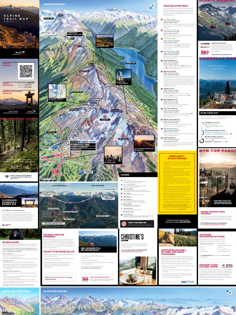 Whistler Blackcomb Hiking Trail Map | PDF