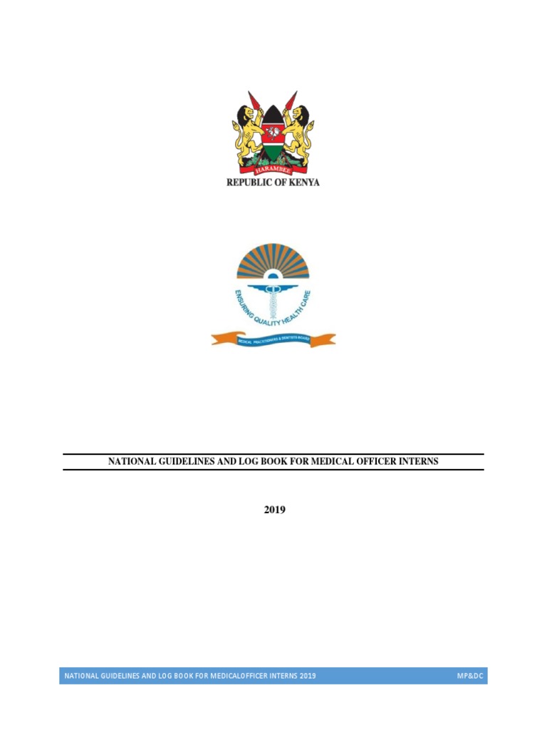 National Guidelines and Log Book For Medical Officer Interns | PDF