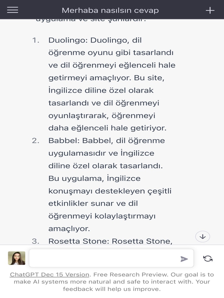 Merhaba Nasılsın Cevap | PDF