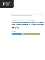 Prokefen : Indications et Posologie | PDF | Pharmacie | Traitements ...