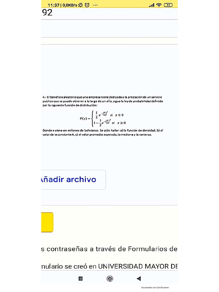 Segundo y Tercer Examen Proba | PDF