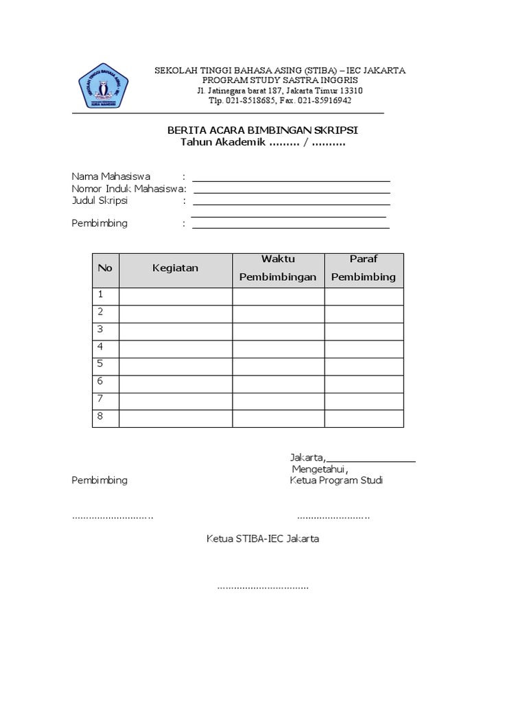 Skripsi Sastra Inggris STIBA-IEC | PDF