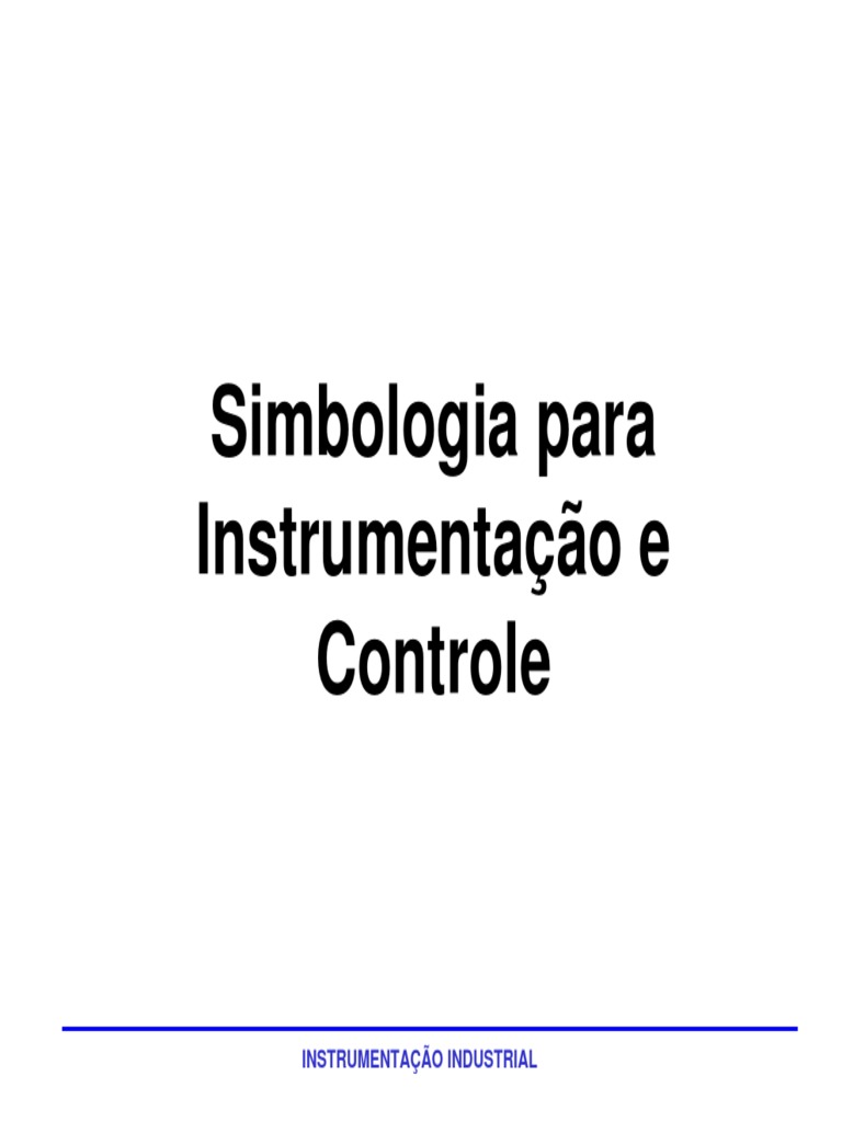 Simbologia INSTRUMENTACAO | PDF