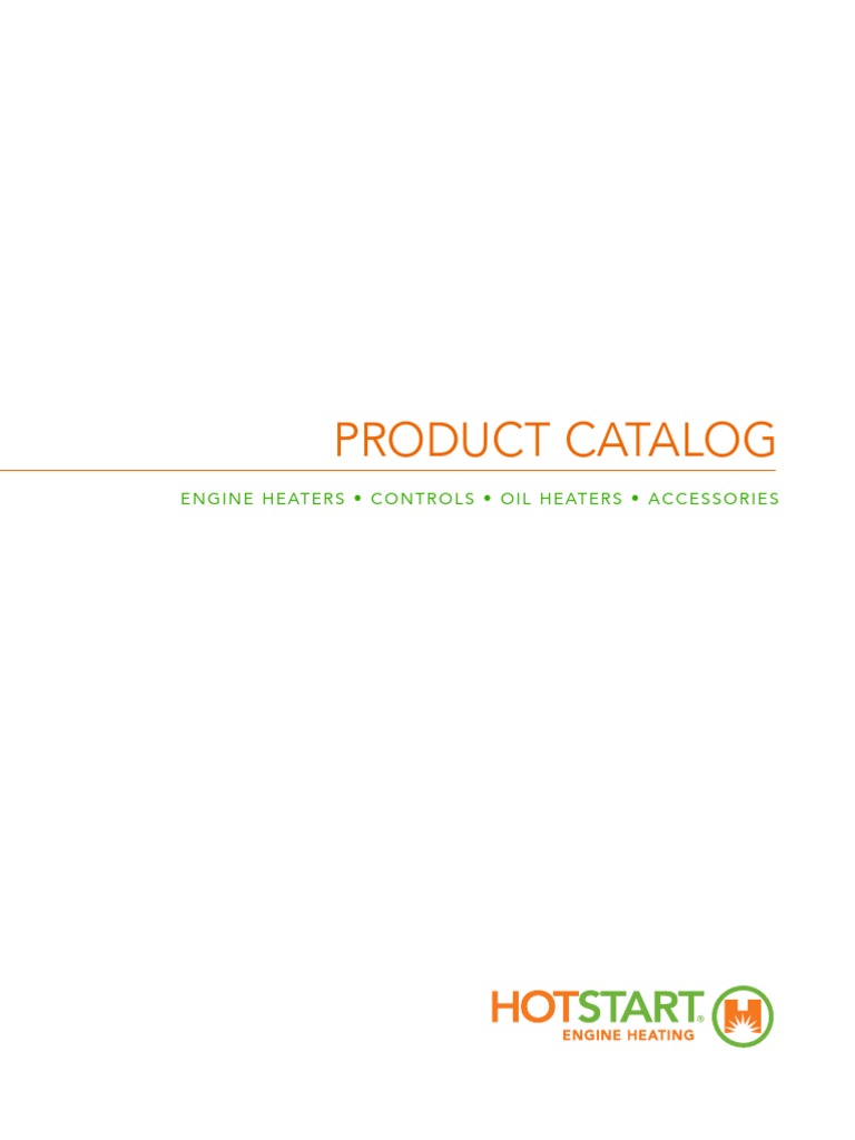 Catálogo Resistencia Calefactora HOTSTART | PDF | Thermostat | Electric ...