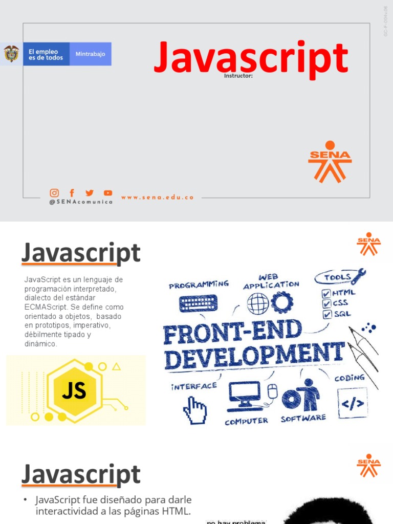 Presentación Javascript | PDF