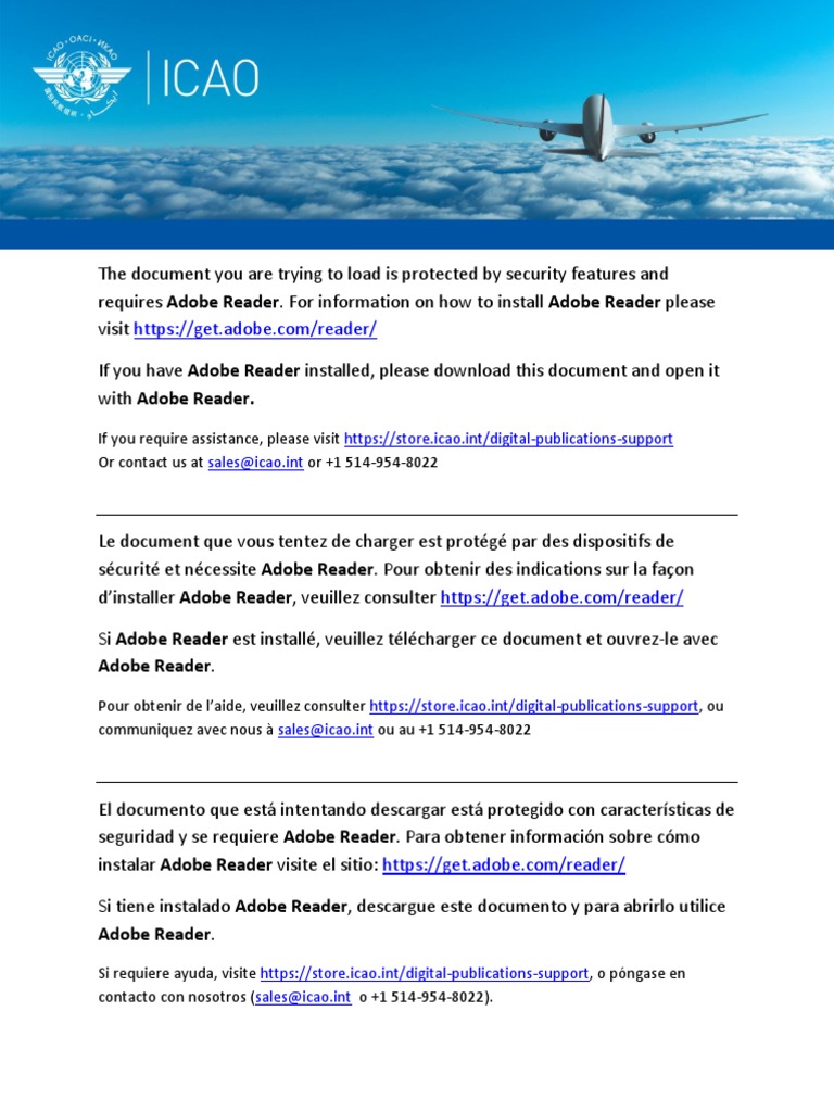 ICAO Doc 9941-1 SP Protected | PDF