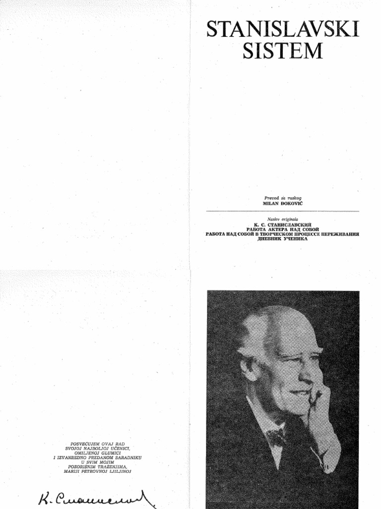 Stanislavski Sistem | PDF
