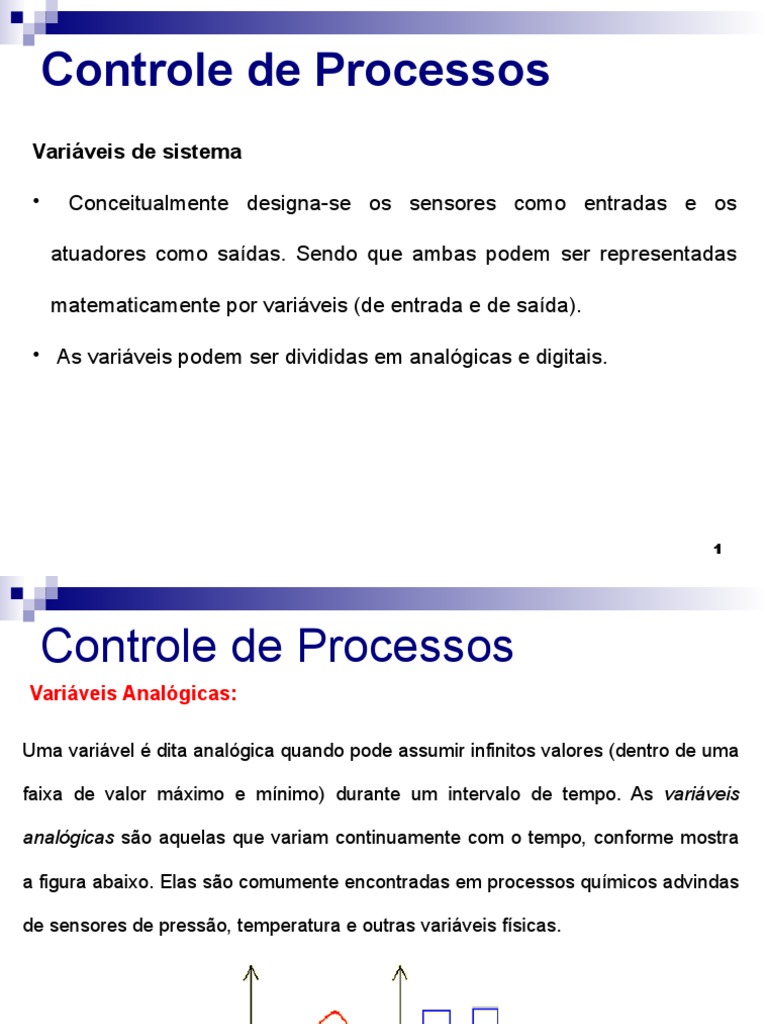 Aula 09 Controle Processos 02 | PDF | Engenharia de Controle ...
