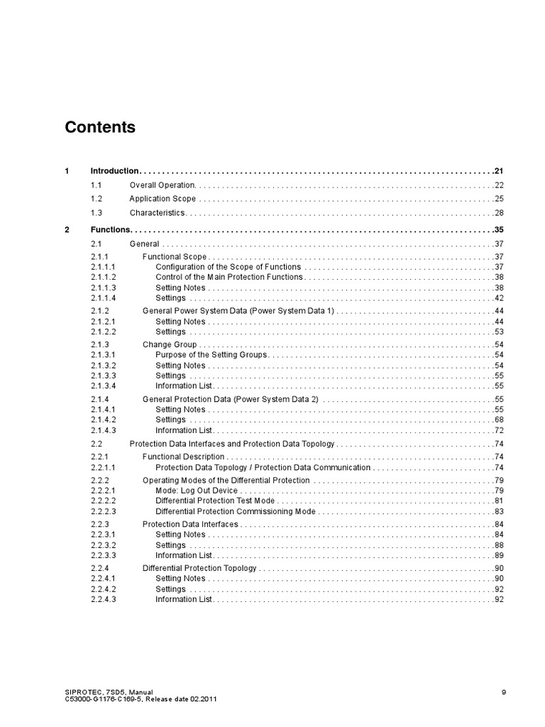7SD5xx - Manual - A5 - V047001 - en (Line Differential Relay) - 9 | PDF ...