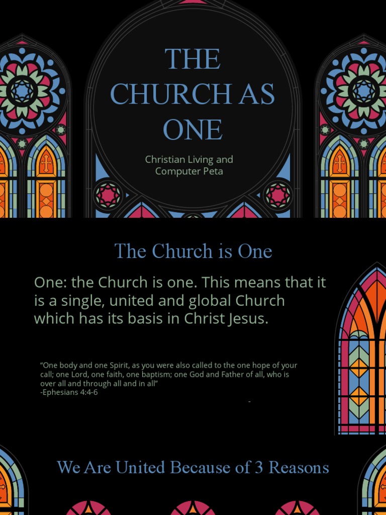 The Church's Unity in Christ | PDF