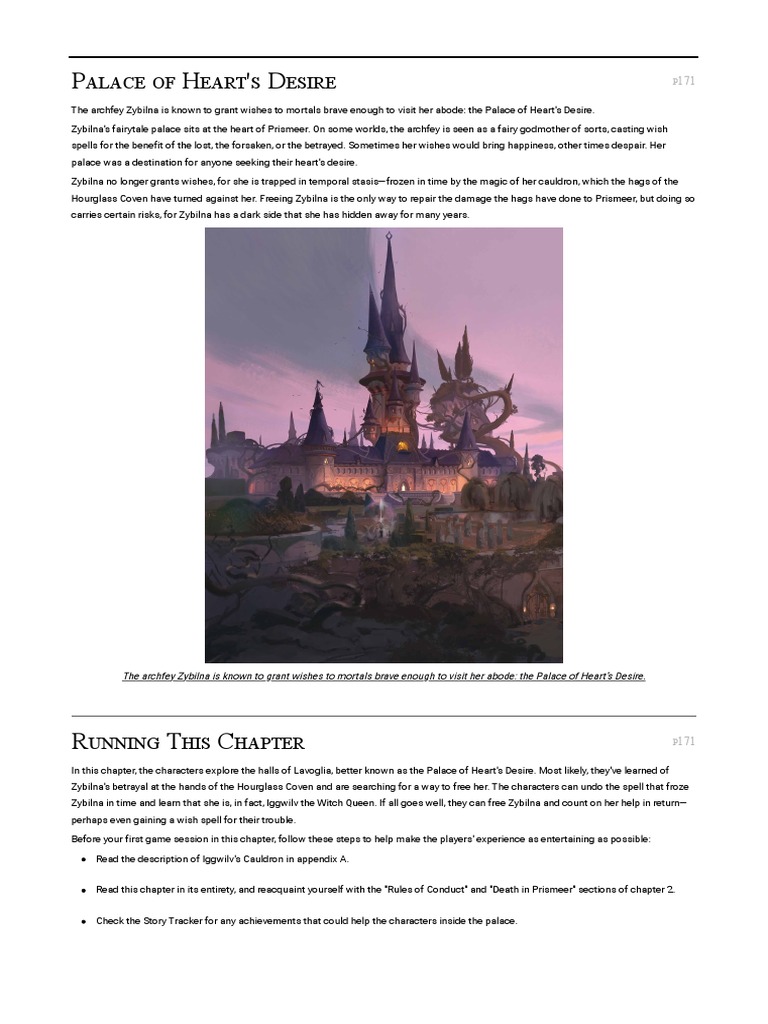 Zybilna's Palace of Heart's Desire | PDF