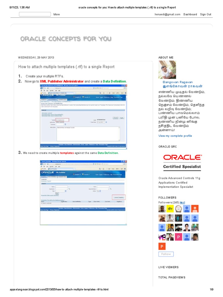 Oracle Concepts For You - How To Attach Multiple Templates (.RTF) To A ...
