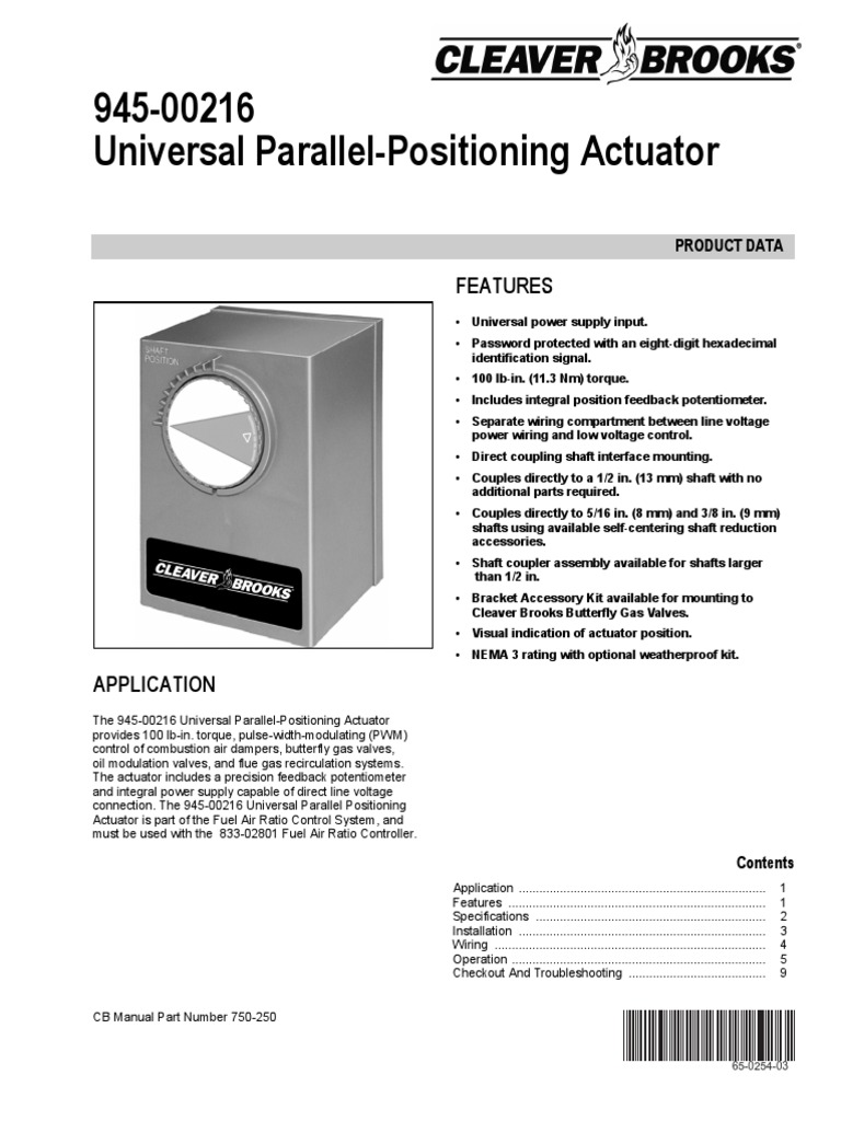 Universal Parallel-Positioning Actuator Guide | PDF | Home & Garden ...