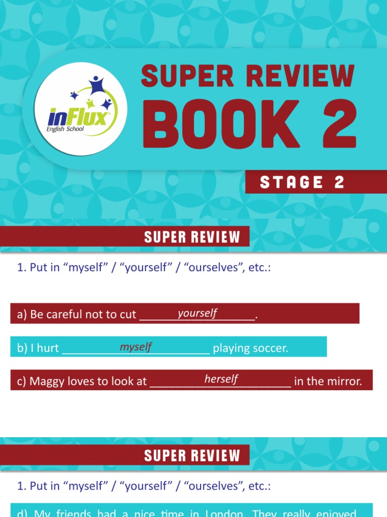 Super Review: Influx Book 2 Exercises | PDF